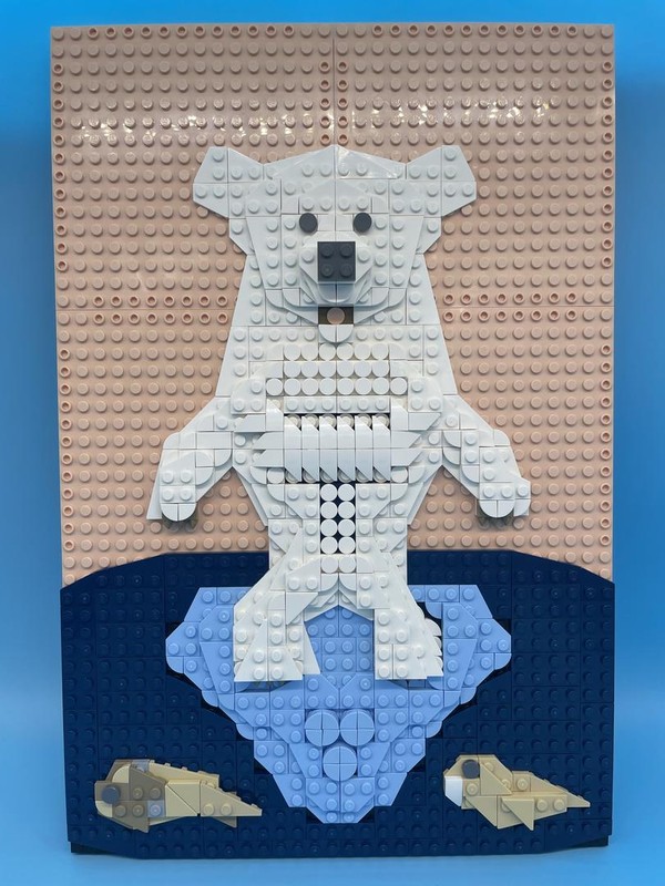 LEGO MOC The Happy Polar Bear by legoartist808 | Rebrickable - Build with LEGO