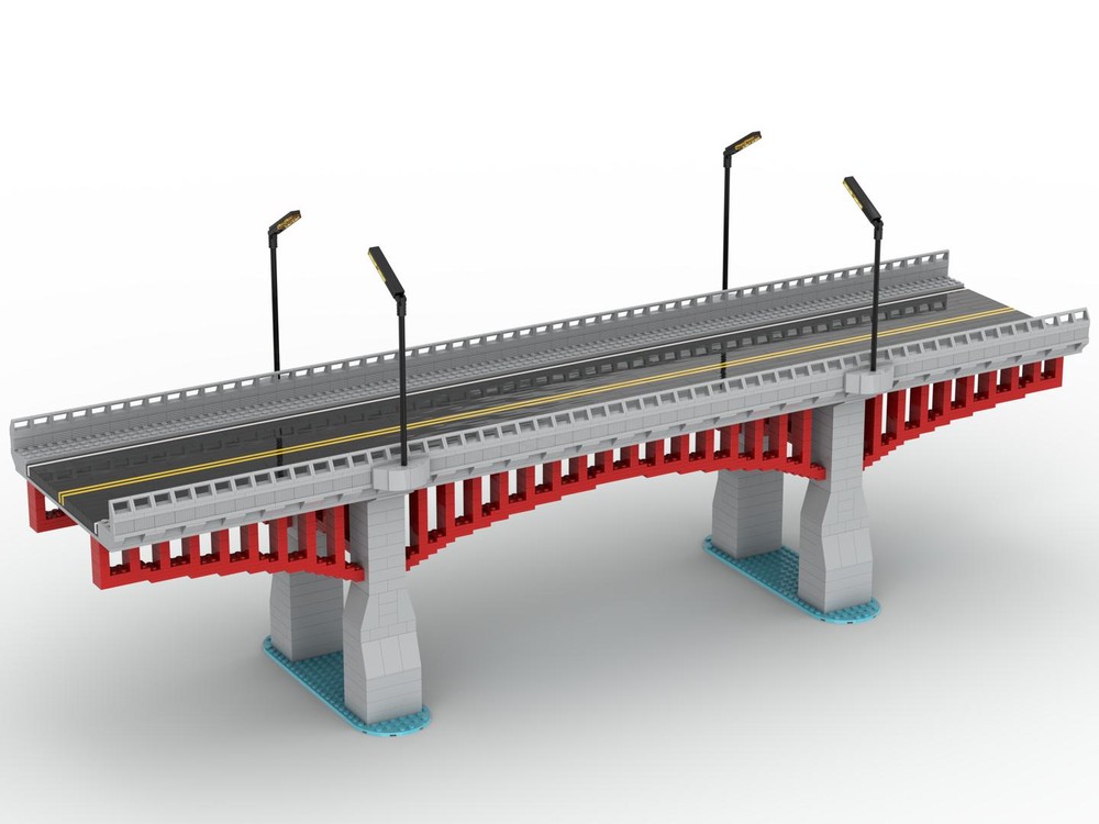 LEGO MOC Steel Arch Bridge by Ben_Stephenson | Rebrickable - Build with ...