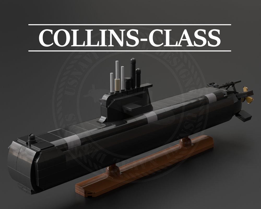 LEGO MOC Collins-class submarine by JREYDesigns | Rebrickable - Build ...