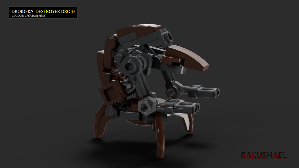 LEGO MOC Droideka Destroyer Droid - Transforming Rollable Minifigure by ...