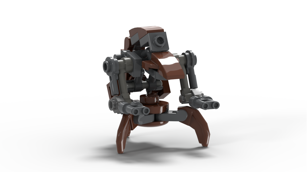 LEGO MOC Droideka Destroyer Droid - Transforming Rollable Minifigure by ...