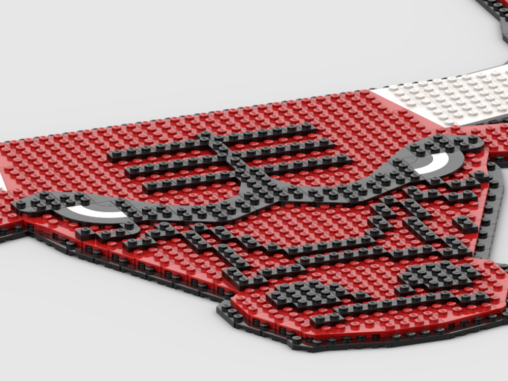 LEGO MOC Chicago Bulls Logo by hawkfan08 | Rebrickable - Build with LEGO