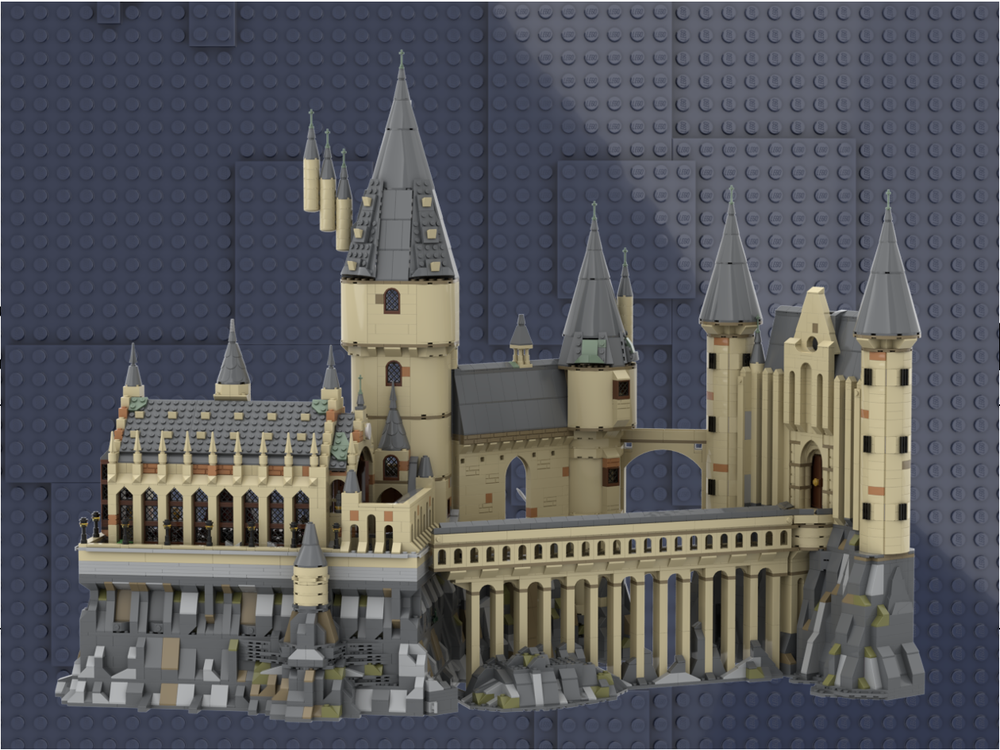 LEGO MOC Hogwarts Castle v1 by raguidel | Rebrickable - Build with LEGO