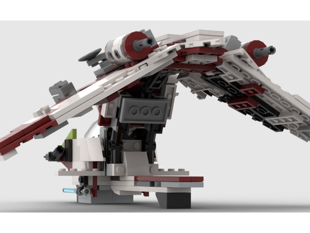 Lego Moc Dropship From 75333 By Flowly Rebrickable Build With Lego