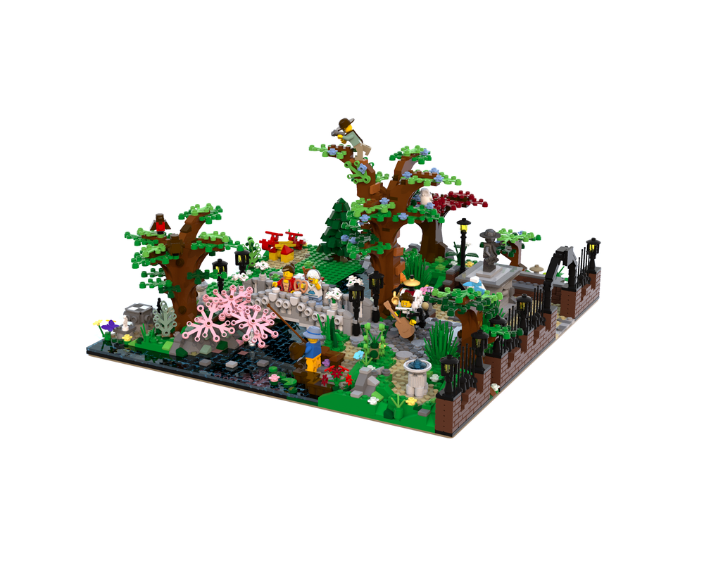 LEGO MOC Urban Park by Daniel-F. | Rebrickable - Build with LEGO