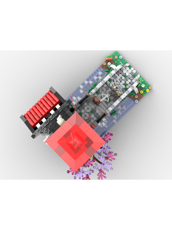 LEGO MOC Wolfpack River Fort by Mikey_Brickalloti | Rebrickable - Build ...