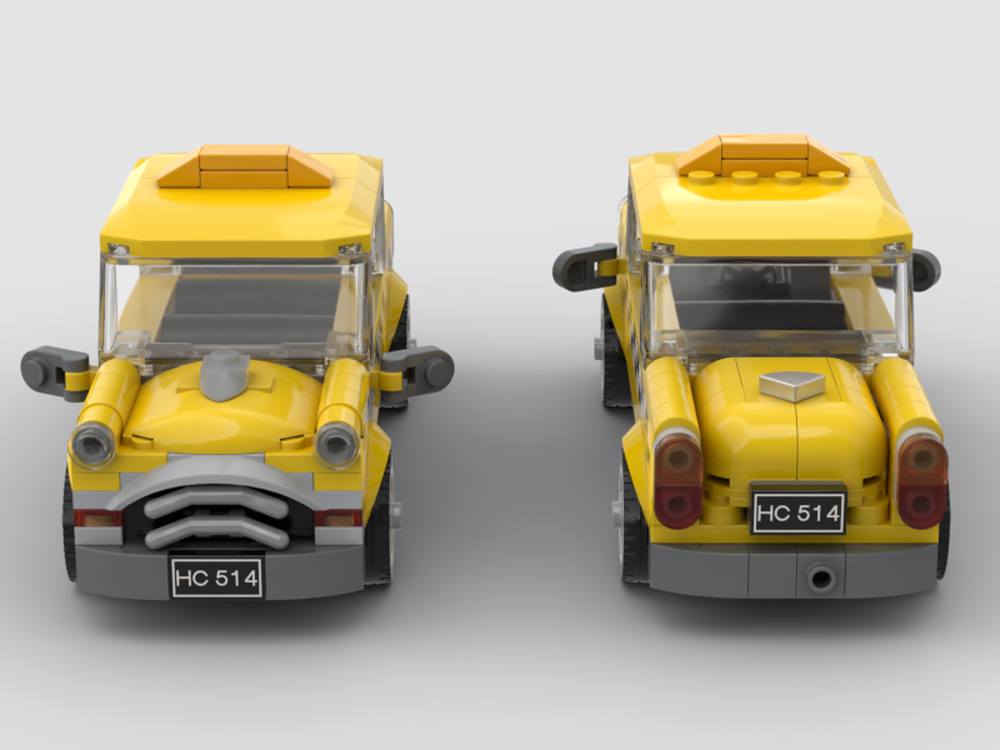 LEGO MOC Vintage Cab from GTA3 by symbioza | Rebrickable - Build with LEGO