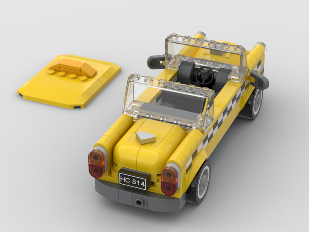 LEGO MOC Vintage Cab from GTA3 by symbioza | Rebrickable - Build with LEGO