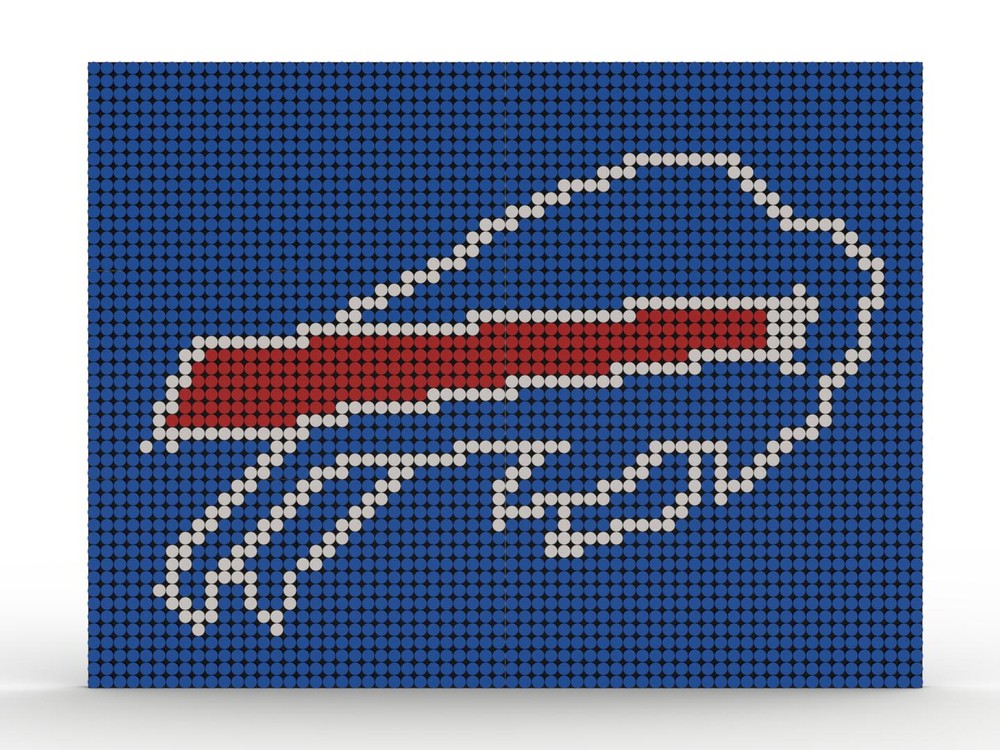 LEGO MOC Buffalo Bills Logo by Antman1022 | Rebrickable - Build with LEGO