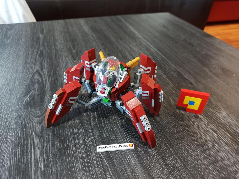 LEGO MOC Six-legged sci-fi tank by NoParadise_Bricks | Rebrickable ...