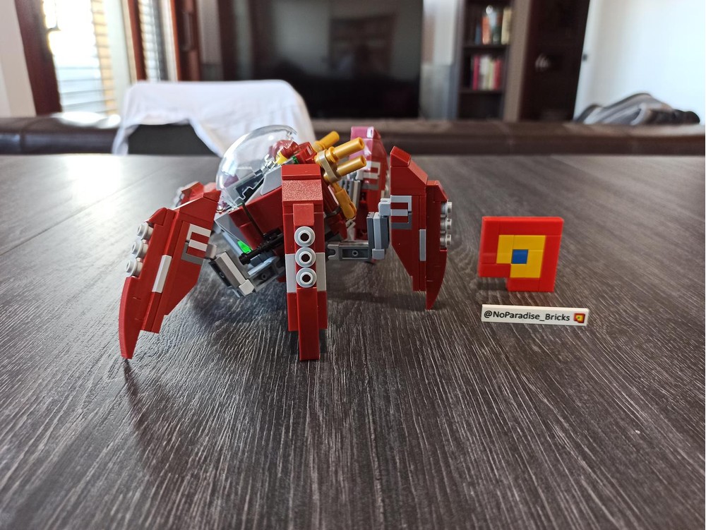 LEGO MOC Six-legged sci-fi tank by NoParadise_Bricks | Rebrickable ...