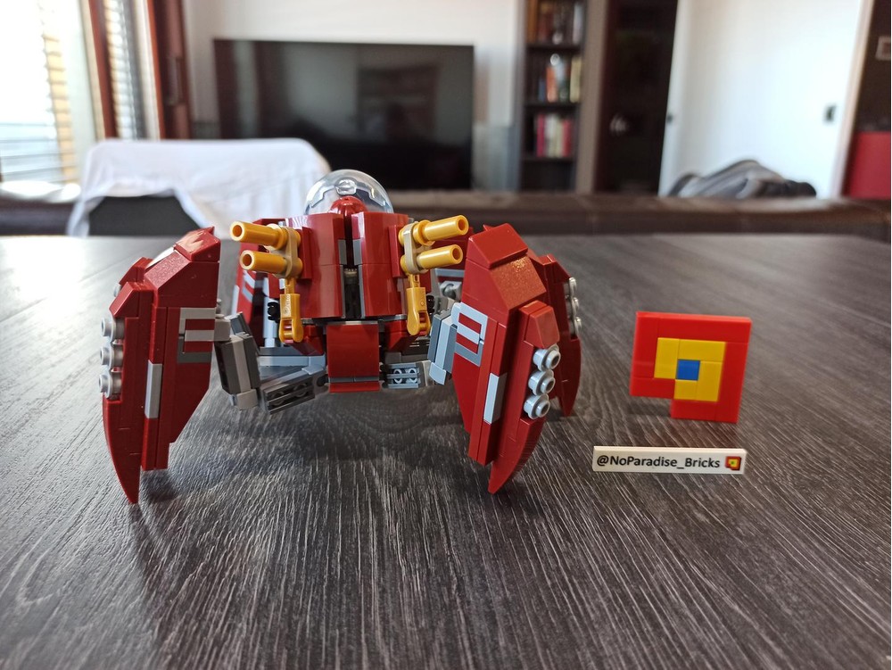 LEGO MOC Six-legged sci-fi tank by NoParadise_Bricks | Rebrickable ...