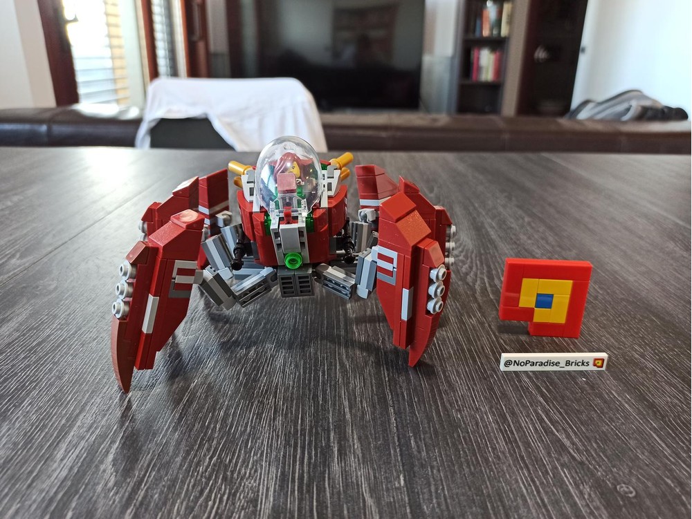 LEGO MOC Six-legged sci-fi tank by NoParadise_Bricks | Rebrickable ...