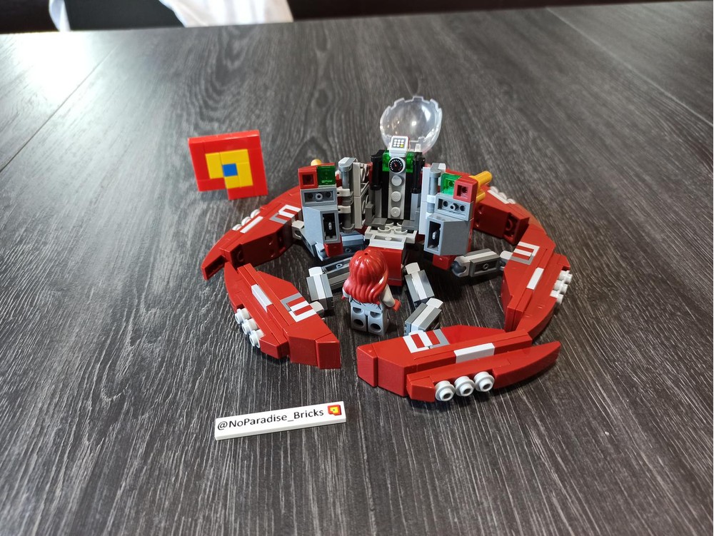 LEGO MOC Six-legged sci-fi tank by NoParadise_Bricks | Rebrickable ...