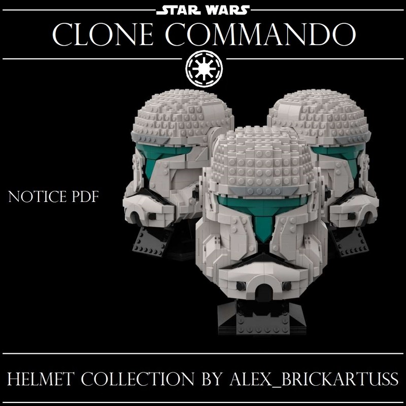 LEGO MOC Helmet clone commando by Alex_BricKartuss | Rebrickable ...