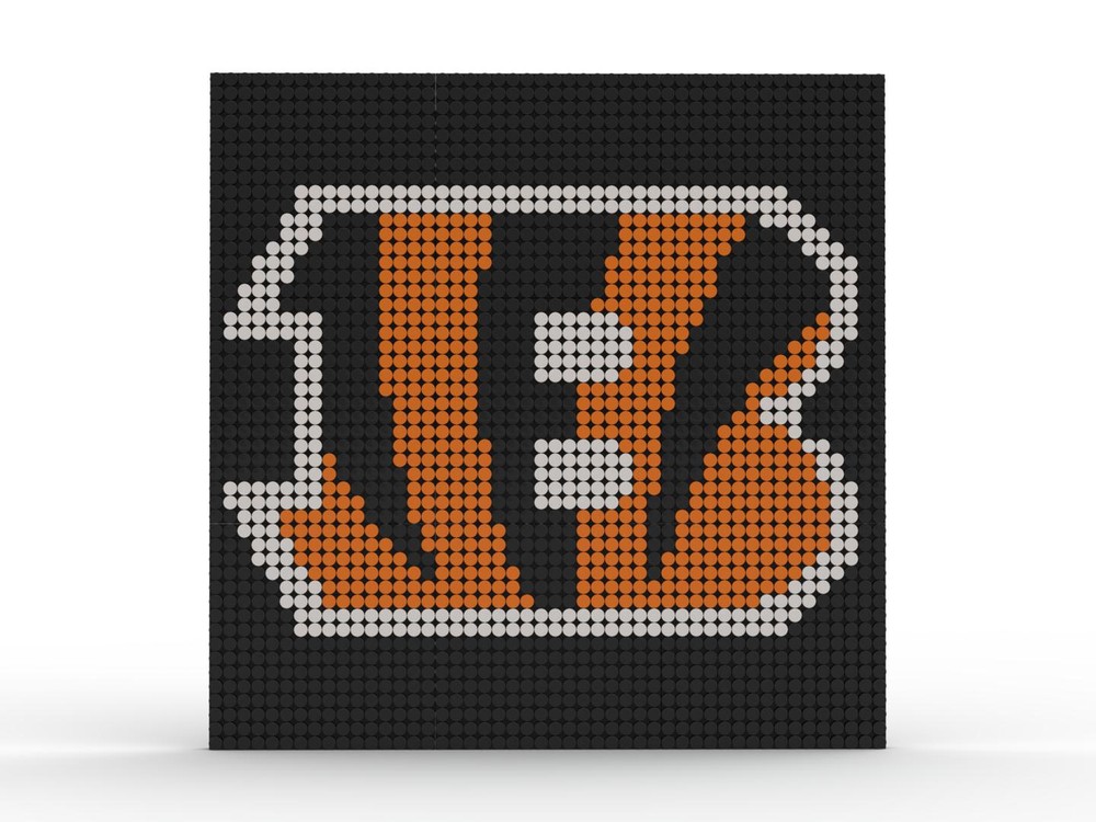 LEGO MOC Cincinnati Bengals Logo by Antman1022 | Rebrickable - Build ...
