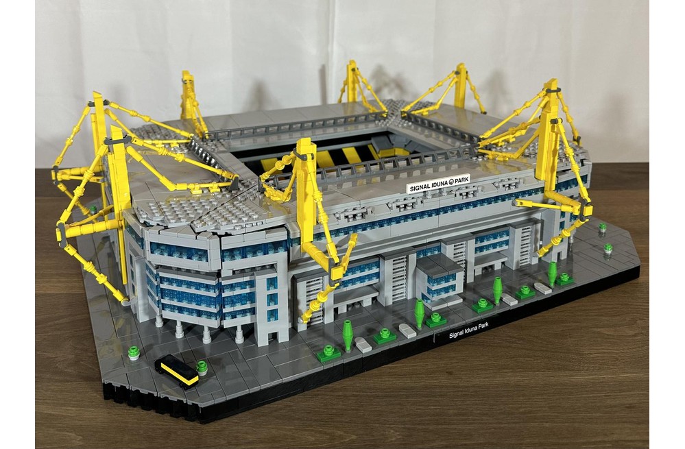 Lego Moc Dortmund Westfalenstadion 1500 By Gianluxx18 Rebrickable