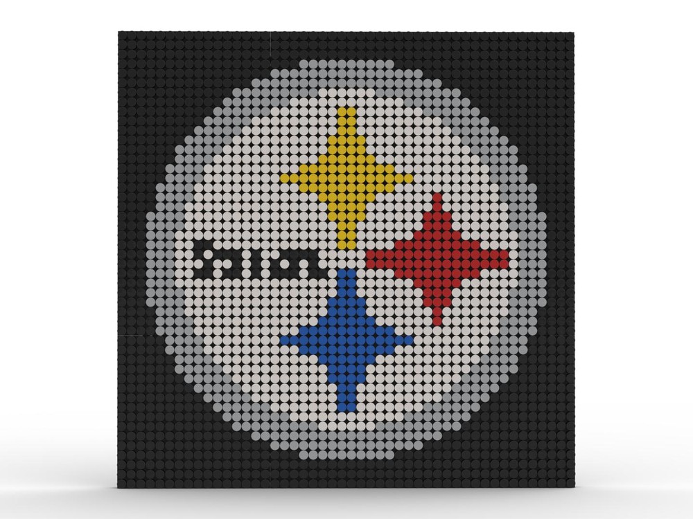 LEGO MOC Pittsburgh Steelers Logo by Antman1022 | Rebrickable - Build ...