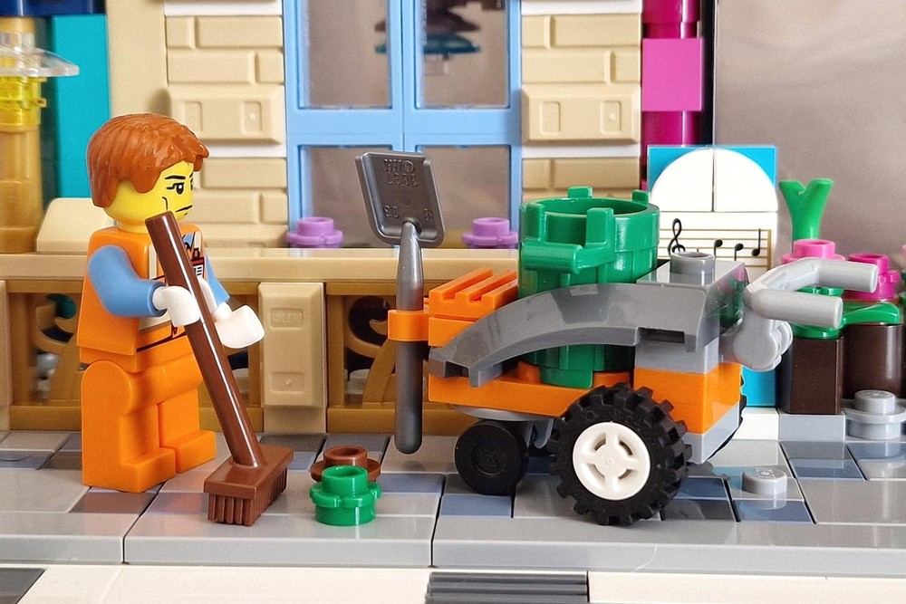 LEGO MOC Street Cleaning Cart by nevertooold68 | Rebrickable - Build ...