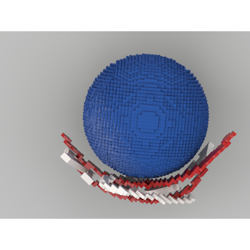 LEGO MOC-177082 3D NASA Meatball by hawkfan08 | Rebrickable - Build ...