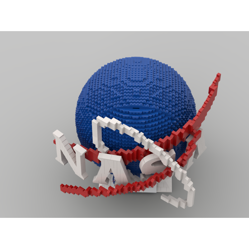 LEGO MOC 3D NASA Meatball by hawkfan08 | Rebrickable - Build with LEGO