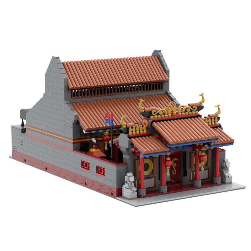 LEGO MOC Modular Chinese Temple Interios and Backyard by porklegoguy ...