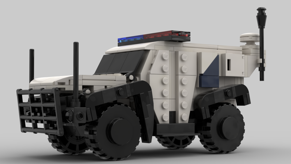 LEGO MOC Futuristic Police JLTV by Futurism_Lego | Rebrickable - Build ...