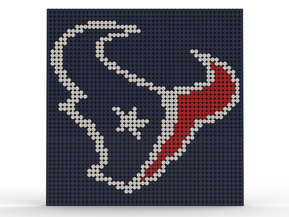 LEGO MOC Houston Texans Logo by Antman1022 | Rebrickable - Build with LEGO