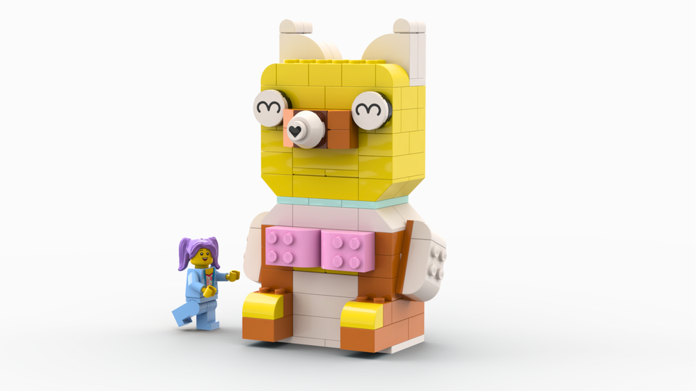 LEGO MOC 11028 Big teddy bear by Lenarex | Rebrickable - Build with LEGO