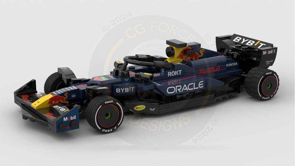LEGO MOC F1 Redbull RB20 by CGForceDesigns | Rebrickable - Build with LEGO