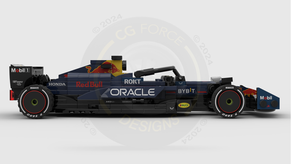 LEGO MOC F1 Redbull RB20 by CGForceDesigns | Rebrickable - Build with LEGO