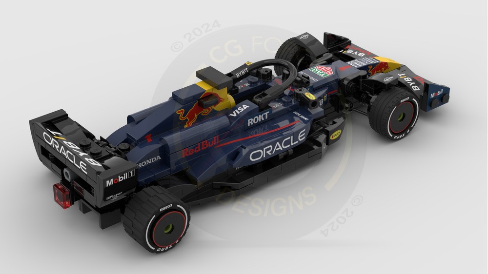 LEGO MOC F1 Redbull RB20 by CGForceDesigns | Rebrickable - Build with LEGO