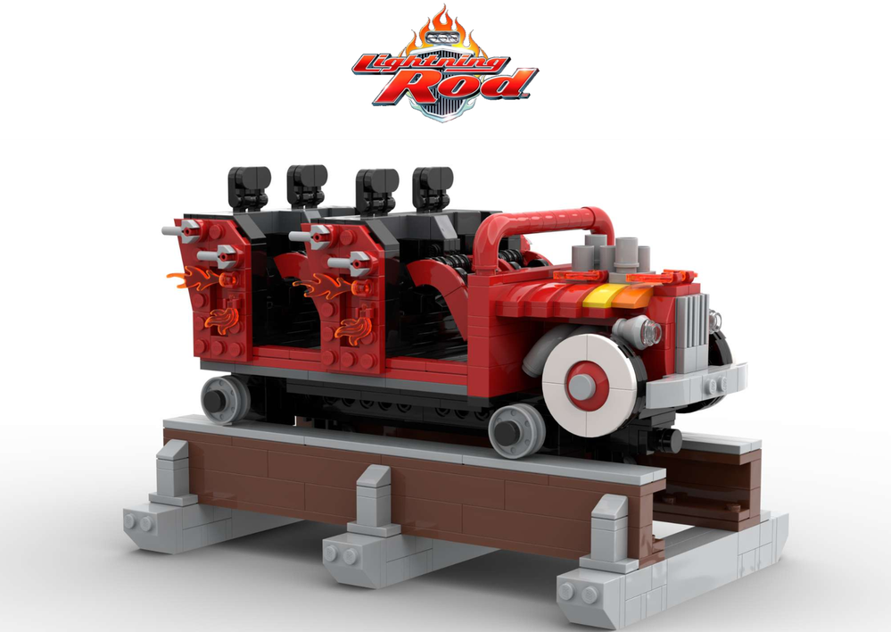 LEGO MOC ROLLERCOASTER - LIGHTNING ROD - DOLLYWOOD by Coasters.bricks ...