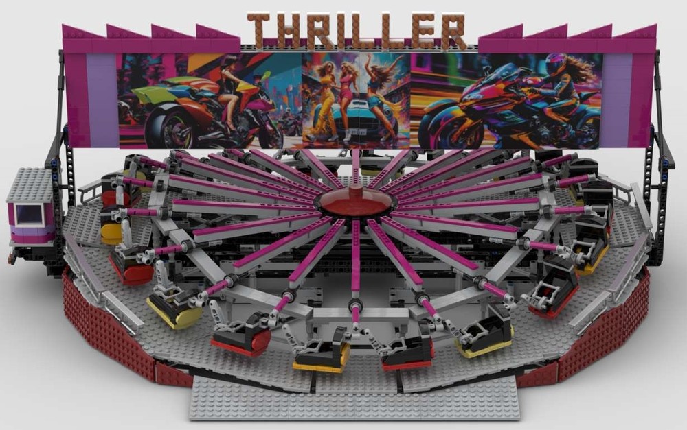 LEGO MOC Matterhorn Fairground ride by Gdale | Rebrickable - Build with ...