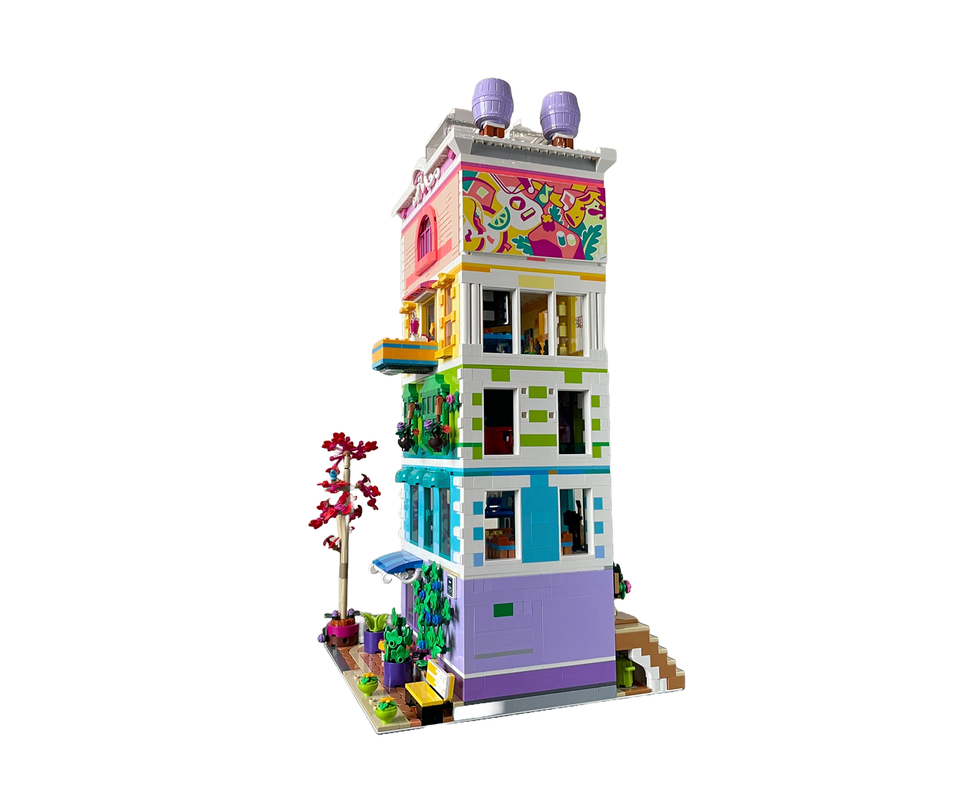 LEGO MOC Community Tower 2 modular alternate build of 2x41748 + 2x41747 ...