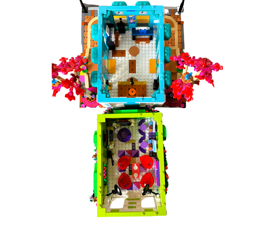 LEGO MOC Community Tower 2 modular alternate build of 2x41748 + 2x41747 ...