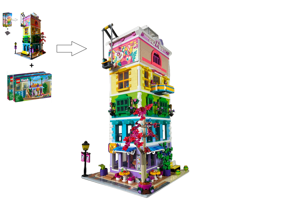 LEGO MOC Community Tower Expansion modular alternate build adding ...