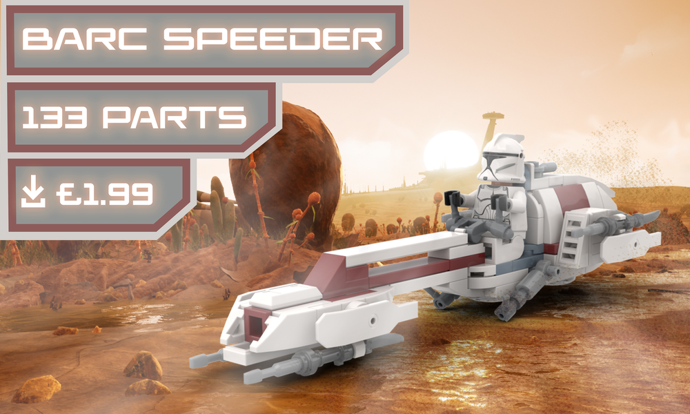 LEGO MOC BARC Speeder by INEEDBRICKS2603 | Rebrickable - Build with LEGO