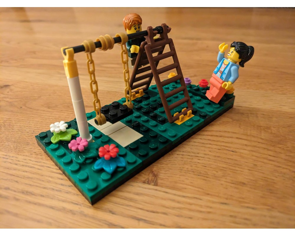 LEGO MOC Climbing frame and swing by BasJansen | Rebrickable - Build ...