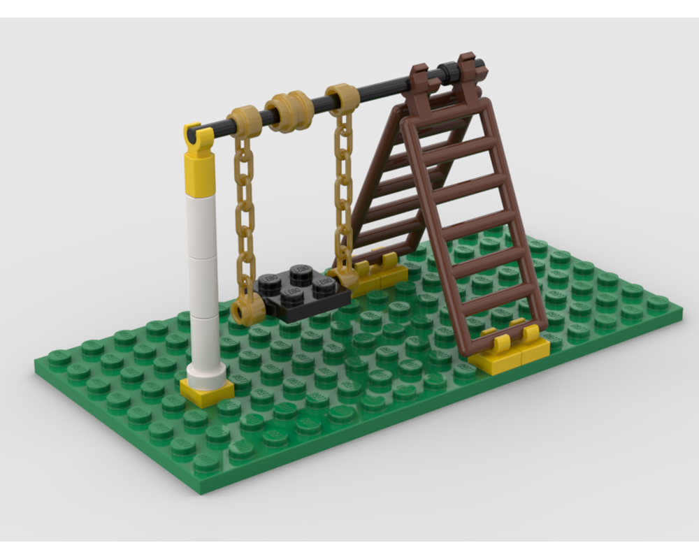 LEGO MOC Climbing frame and swing by BasJansen | Rebrickable - Build ...