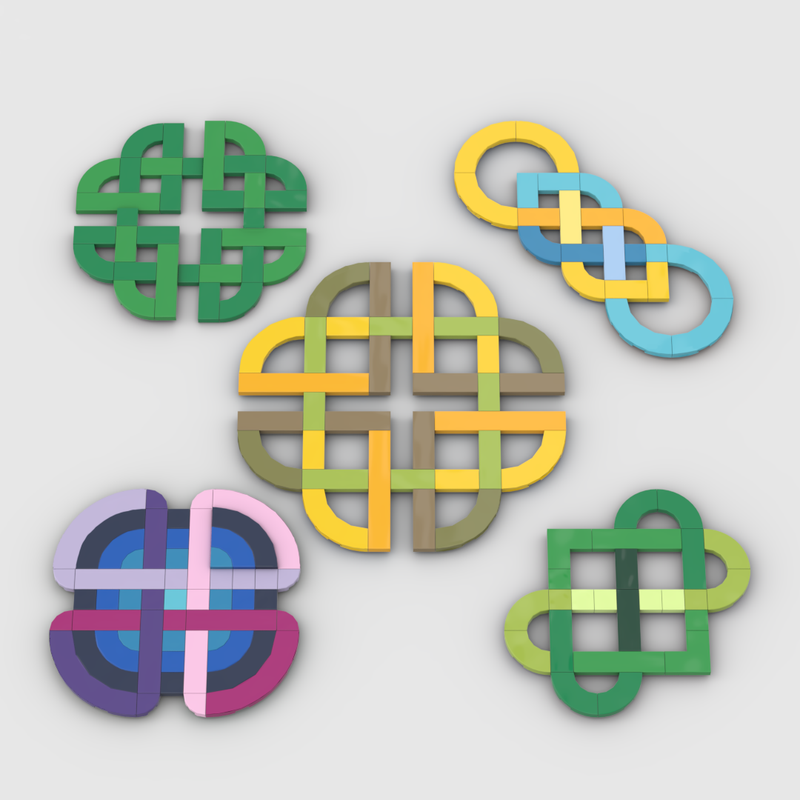LEGO MOC Celtic Knots by Ailurophelia | Rebrickable - Build with LEGO
