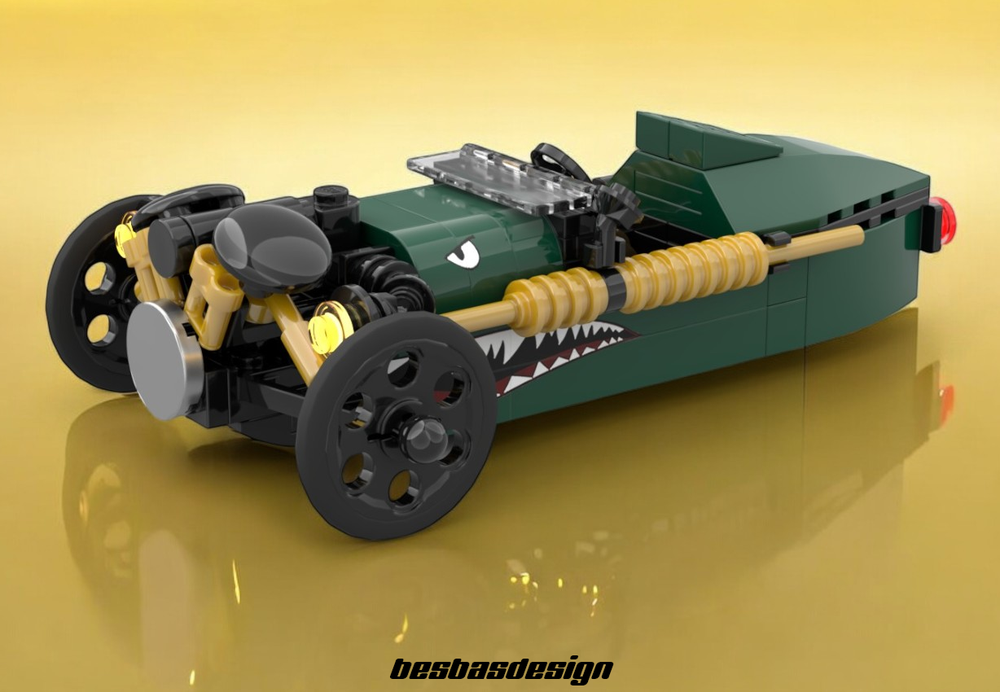LEGO MOC Morgan 3 Wheeler by besbasdesign | Rebrickable - Build with LEGO