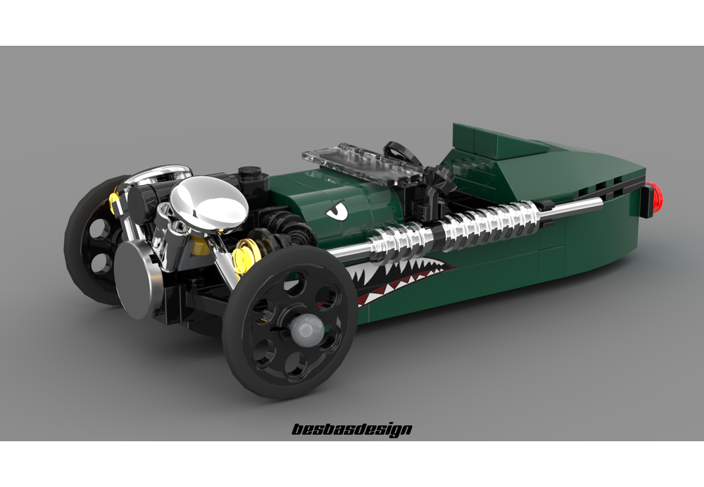 LEGO MOC Morgan 3 Wheeler by besbasdesign | Rebrickable - Build with LEGO