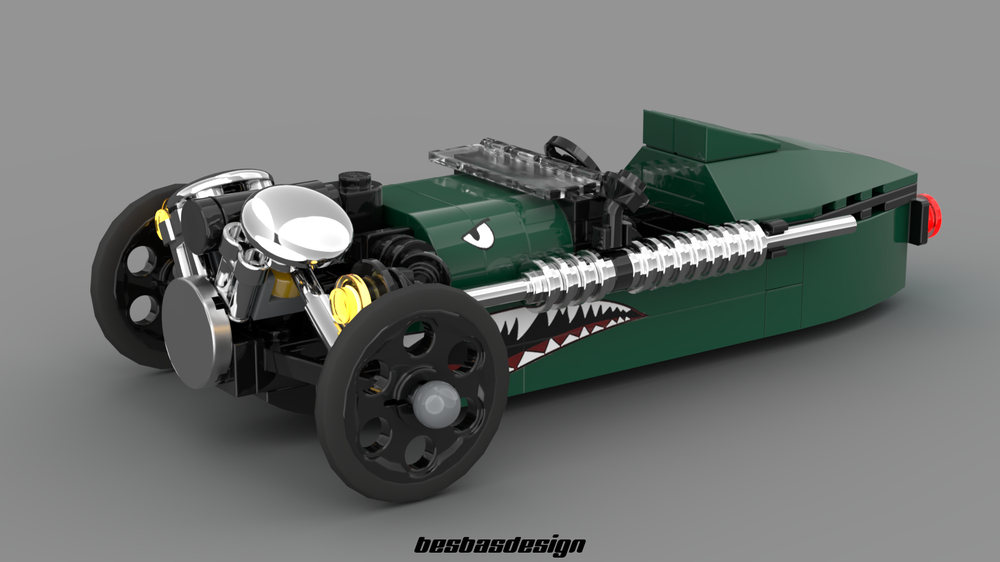 LEGO MOC Morgan 3 Wheeler by besbasdesign | Rebrickable - Build with LEGO