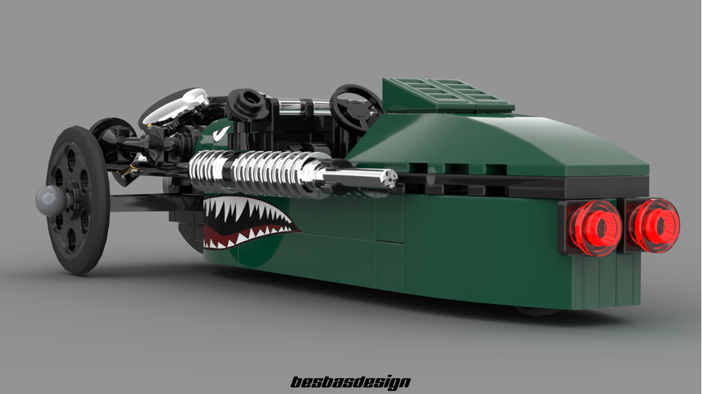 LEGO MOC Morgan 3 Wheeler by besbasdesign | Rebrickable - Build with LEGO