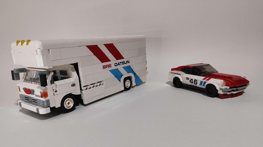 LEGO MOC-177194 BRE Datsun 240Z & Hino Transporter by metis_lee ...