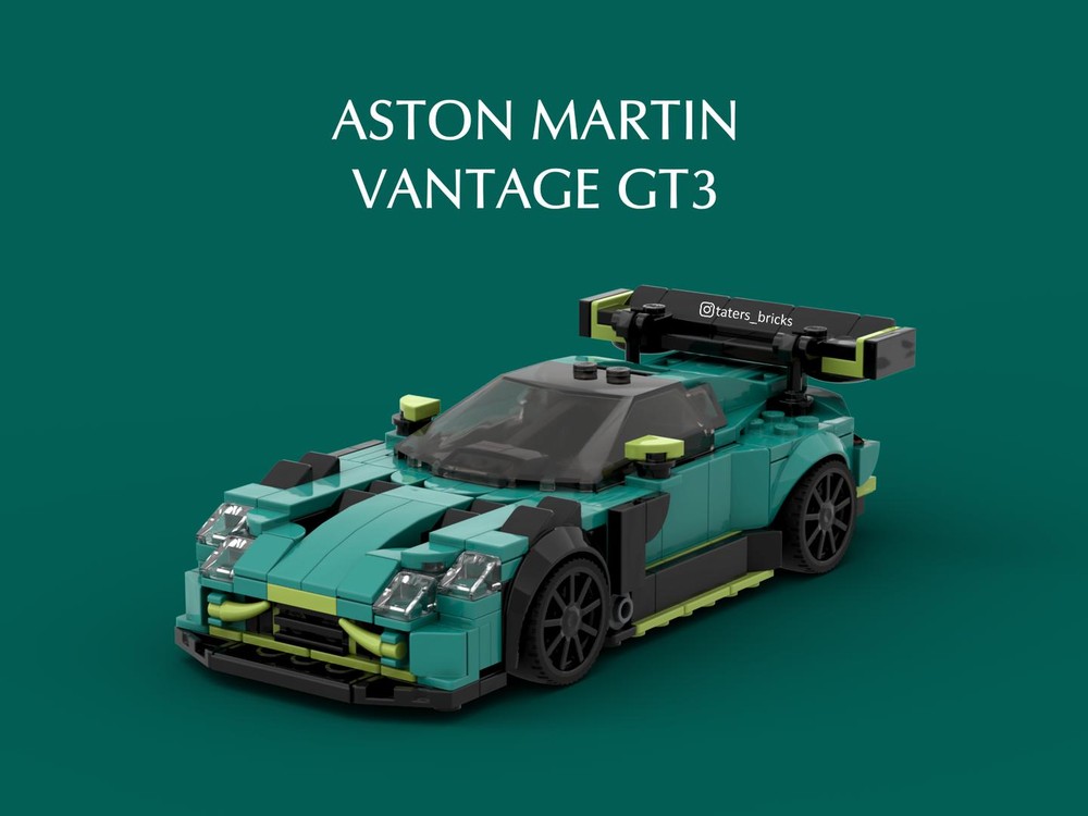 LEGO MOC 2024 Aston Martin Vantage GT3 by Taters | Rebrickable - Build ...