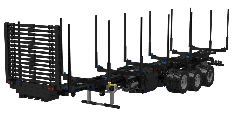 LEGO MOC RC Log Trailer by clemz_mocs | Rebrickable - Build with LEGO