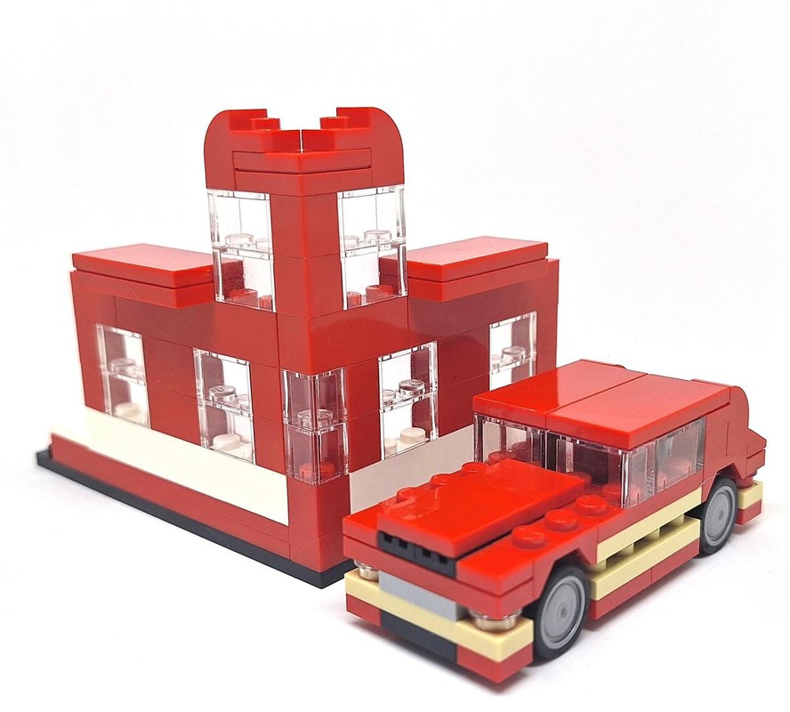 LEGO MOC 40220 Town Car by PeterSzabo | Rebrickable - Build with LEGO