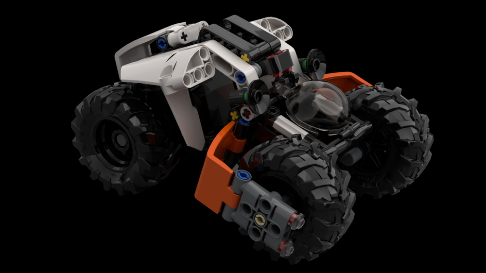 LEGO MOC TECHNIC Space Scarab Rover MOC - with "pull-back" motor by ...